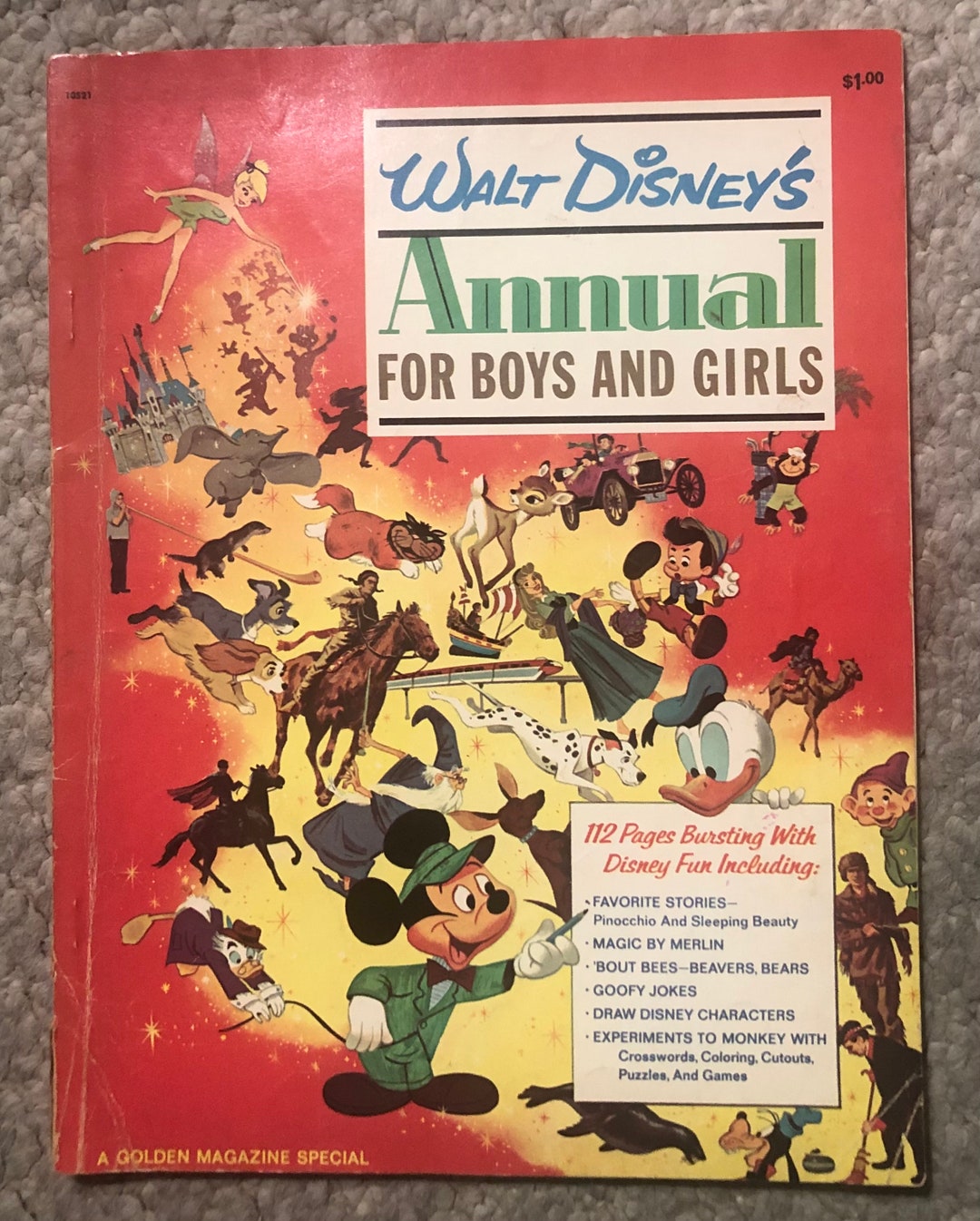 Walt Disney's Annual 1966-mickey - Etsy