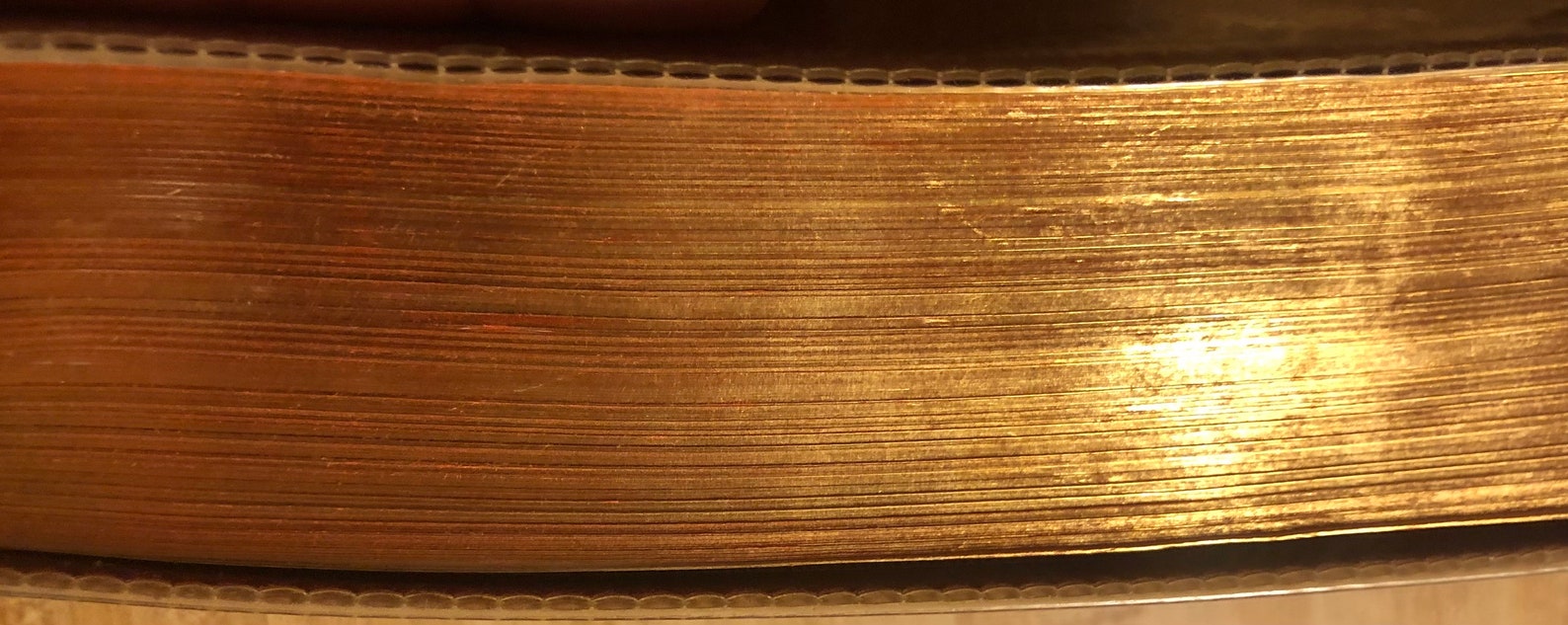 Rare 1958 Holy Bible-benziger Bros-plastic Dust Cover-gold Tipped Pages ...