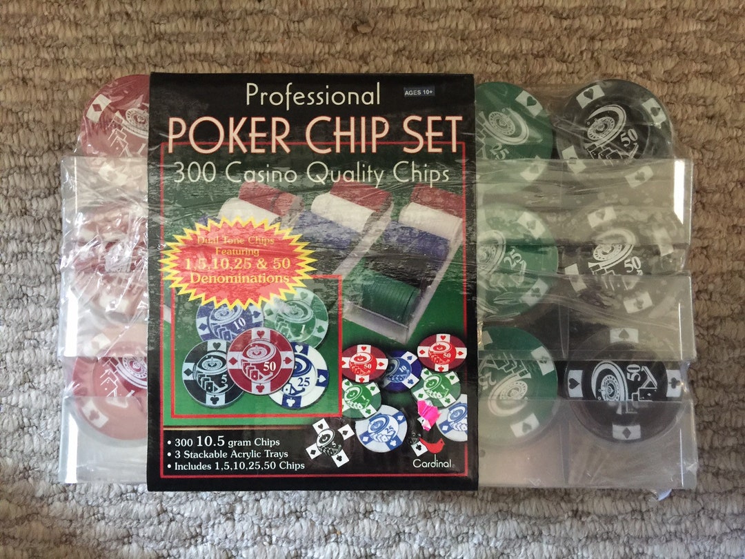 Cardinal Professional 300pc Poker Set With Racks NOS - Etsy