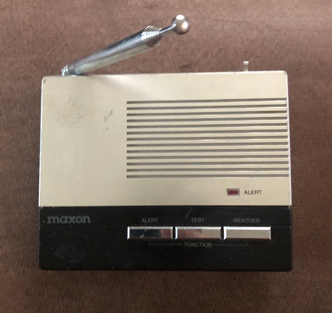 Maxon WX-3 Severe Weather Alert Monitor Radio-new Battery-working No ...