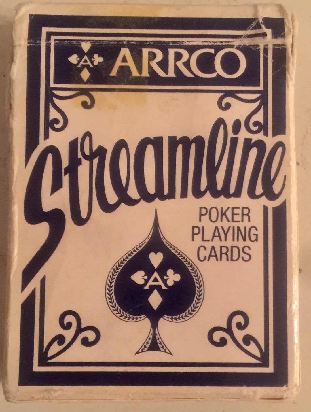 56 Vintage Arrco Streamline Playing Cards No.1 Box F Cards GC 4 Jokers ...