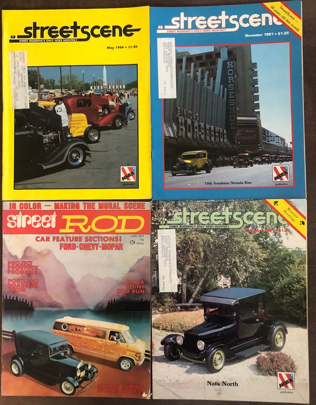 4 Vintage Street Scene Books 1973-1984 GC - Etsy