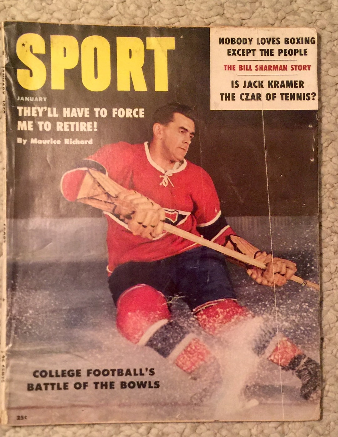Vintage Sport Magazine January 1959 Great Stories and Ads - Etsy