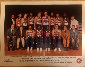 Washington Bullets | Etsy