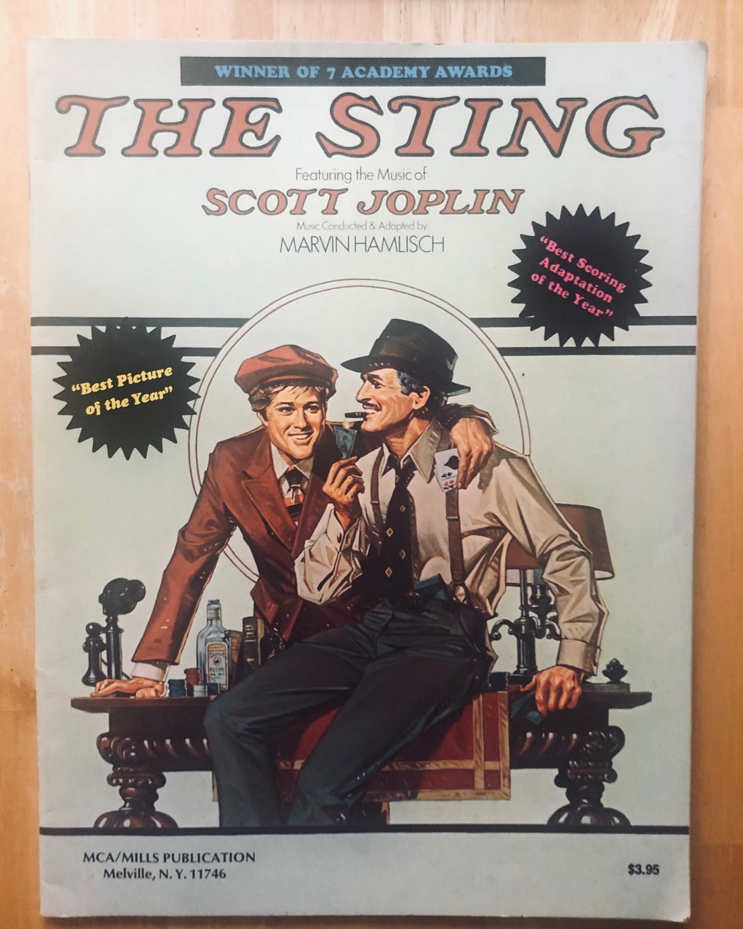 Vintage 1974 Motion Picture the Sting-redford & Newman Sheet Music Song ...