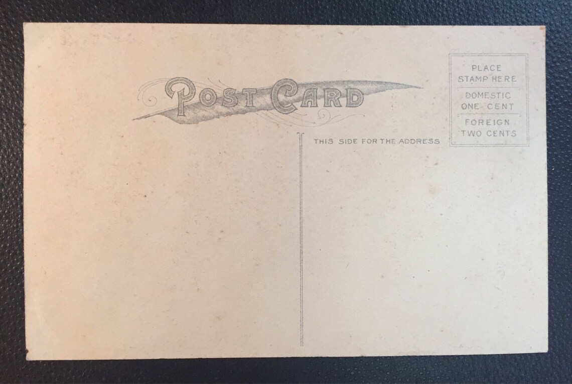 Early 1900's Unused 1 Cent Postcard - Etsy
