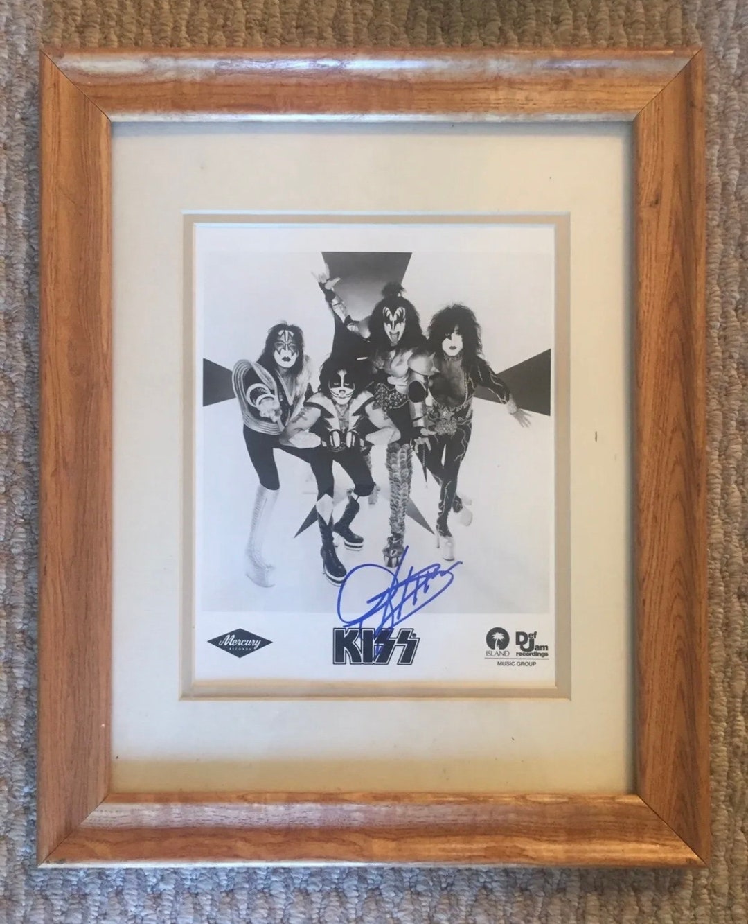 Rare Kiss Gene Simmons Autographed Jay Z Def Jam Recordings Photo - Etsy