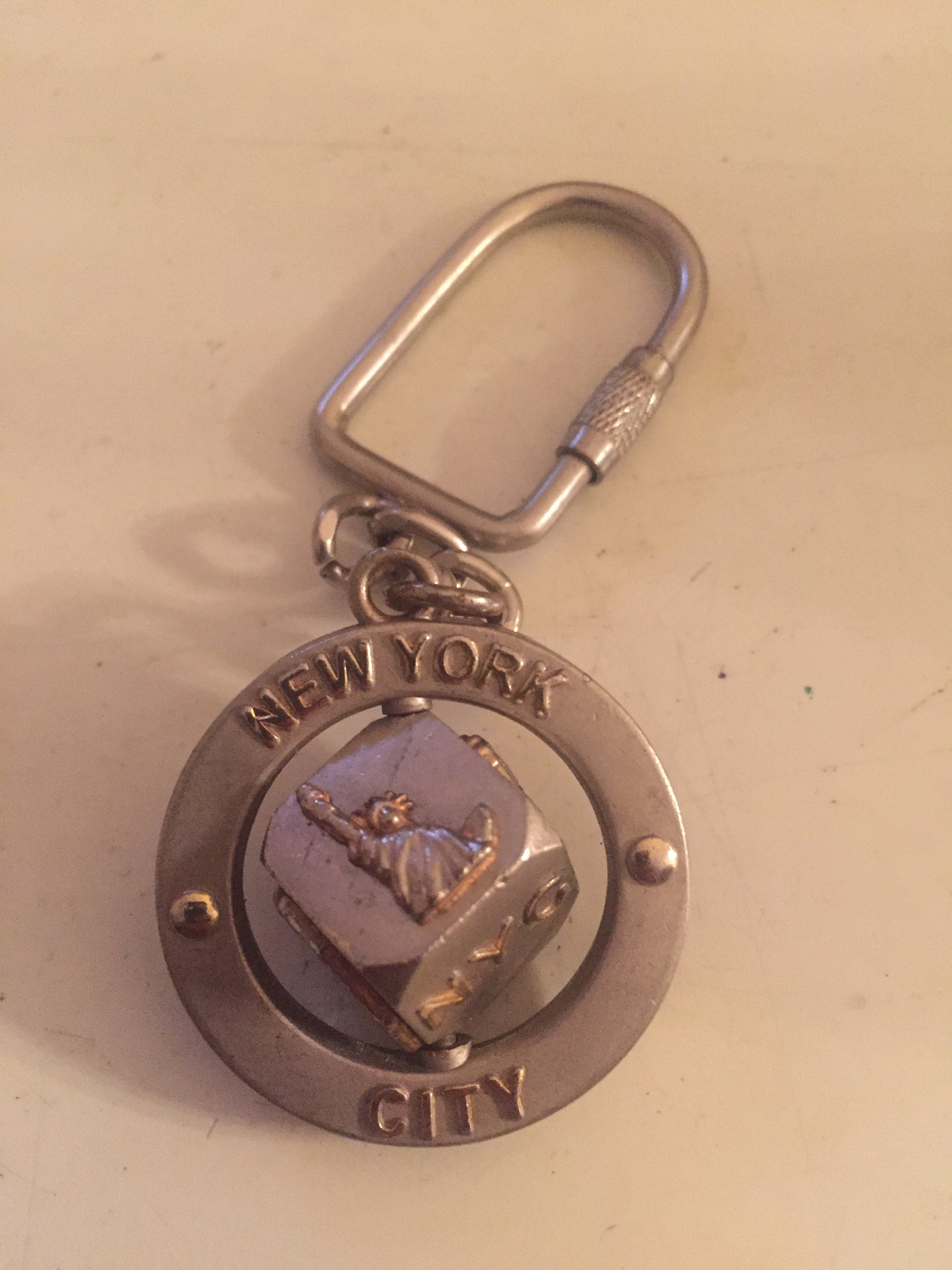 Vintage New York City Keychain - Etsy UK