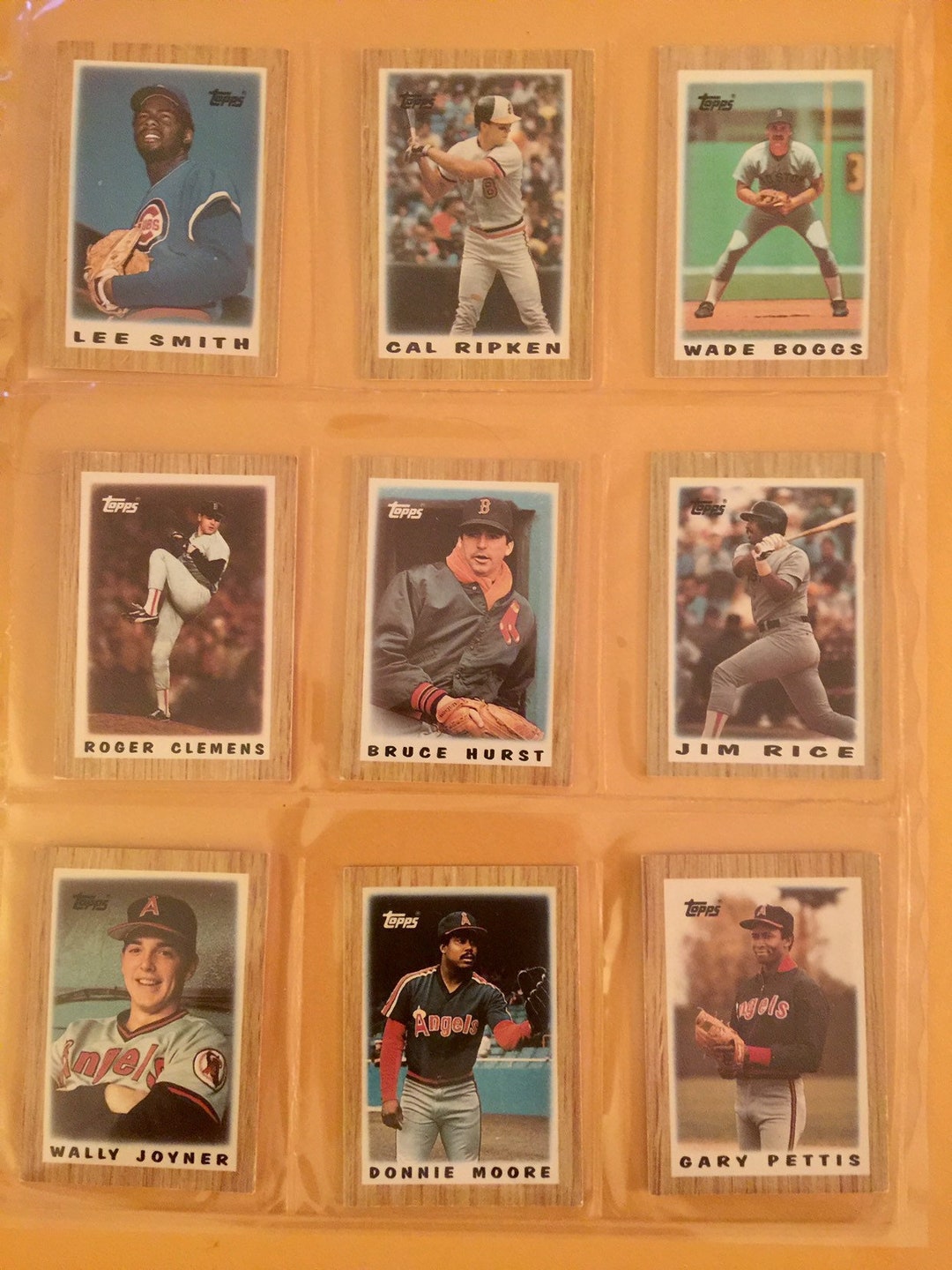 9 Vintage Topps 1987 Leaders Mini Baseball Cards VGC - Etsy