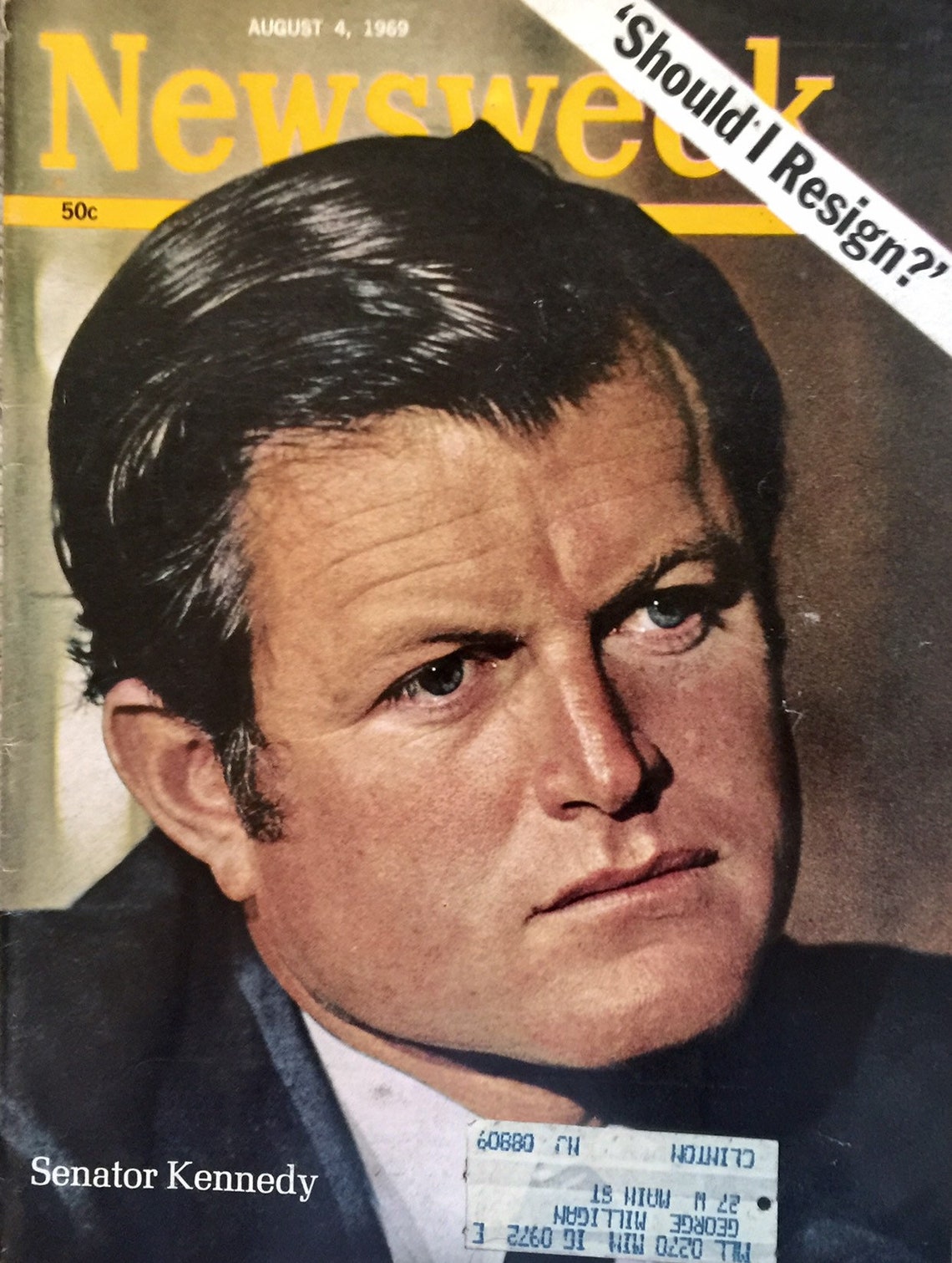 Vintage Newsweek Magazine Ted Kennedy August 4, 1969 Good Ads and ...