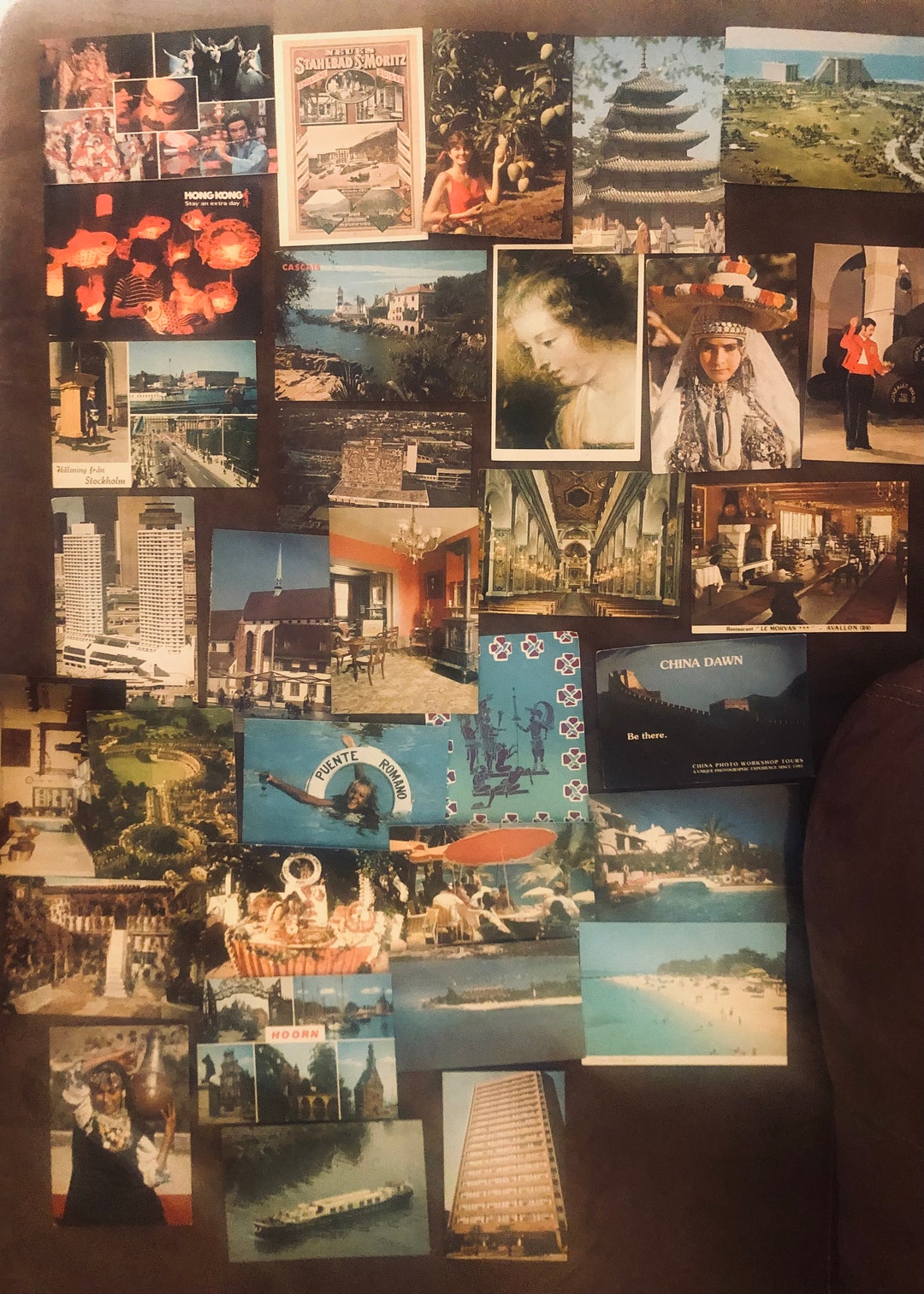30 Different Country Vintage Postcards-most Are Unused - Etsy