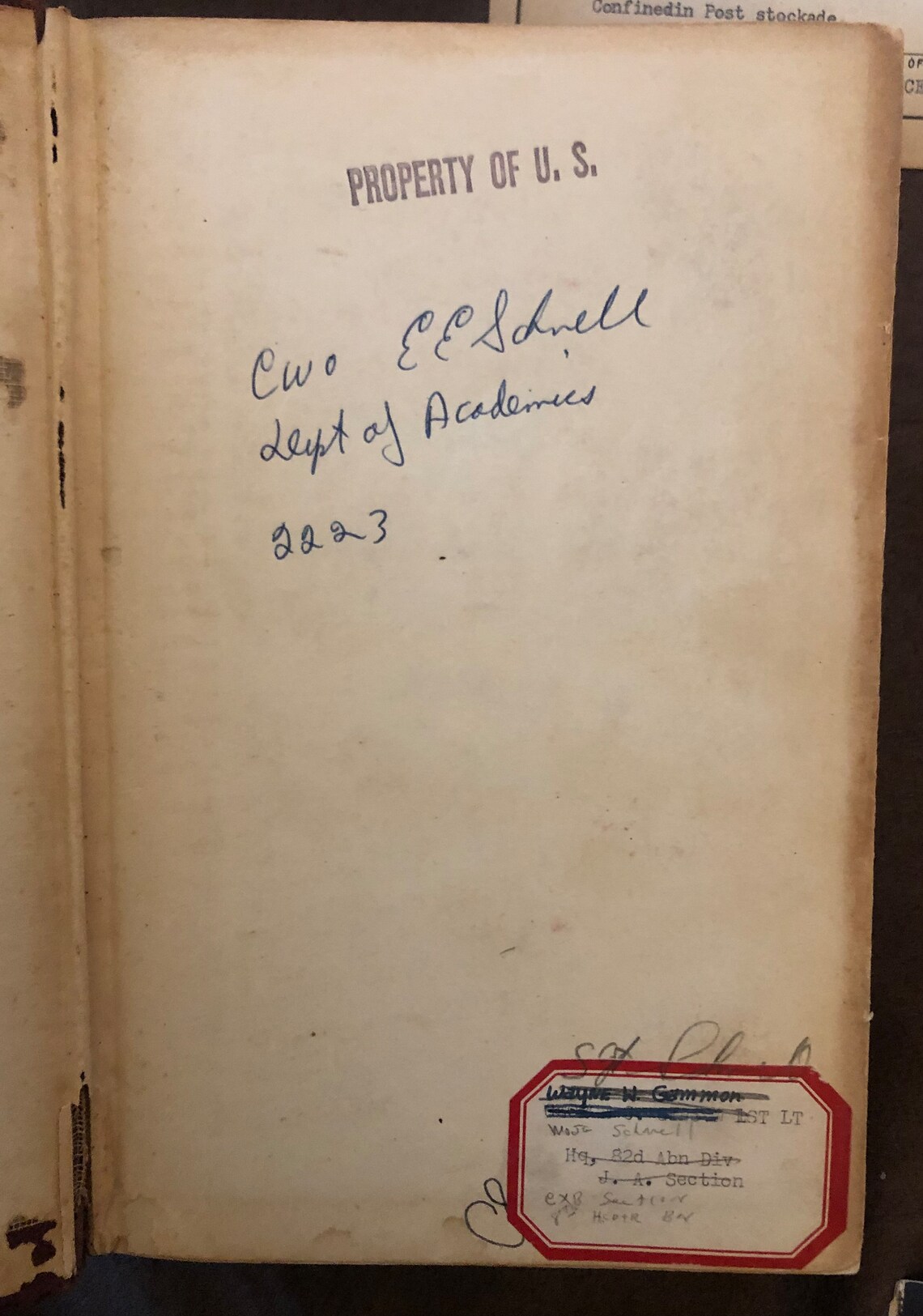 Vintage US Early 1950s Court Marshall Manual HC Book Cumulative Book ...