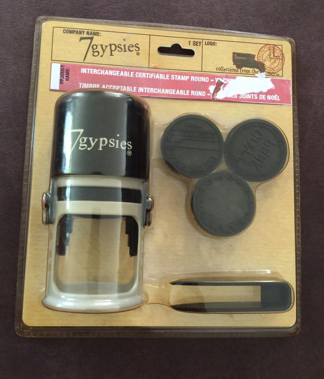 New 7 Gypsies Interchangeable Ink Stamps New - Etsy