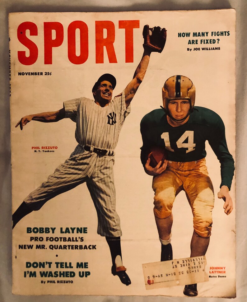 Vintage Sport Magazine Nov.1953-yogi Berra-great Ads Stories - Etsy