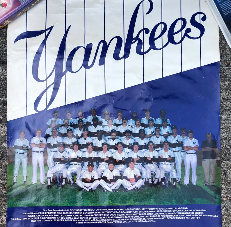 Rare Ny Yankees Team Advertising Sports Phone/bell Telephone 1982 ...