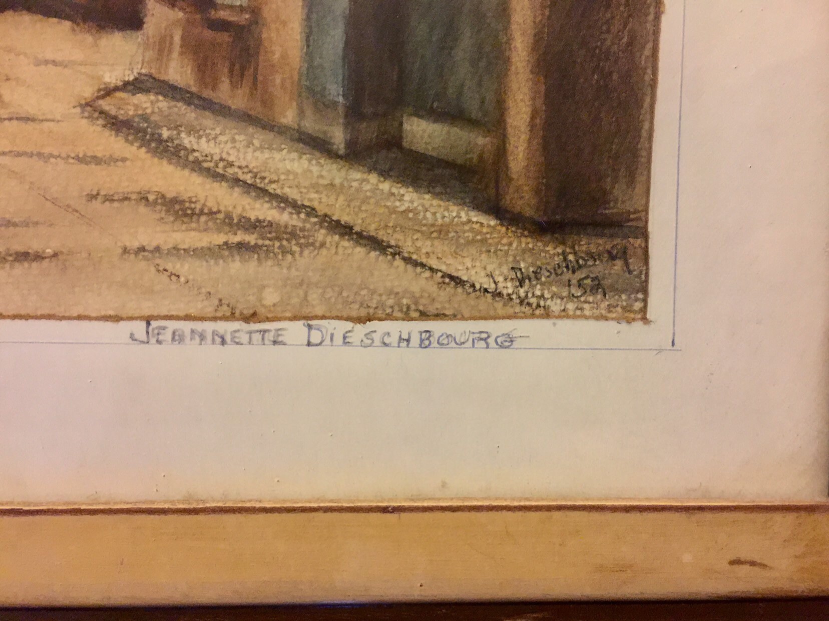 Antique Original Signed Water Color Painting With Devoe & Raynolds Co ...