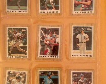 Baseball Mini Cards - Etsy