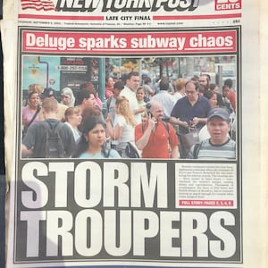 New York Post Newspaper Sept.9, 2004-great-advertising & Stories GC - Etsy