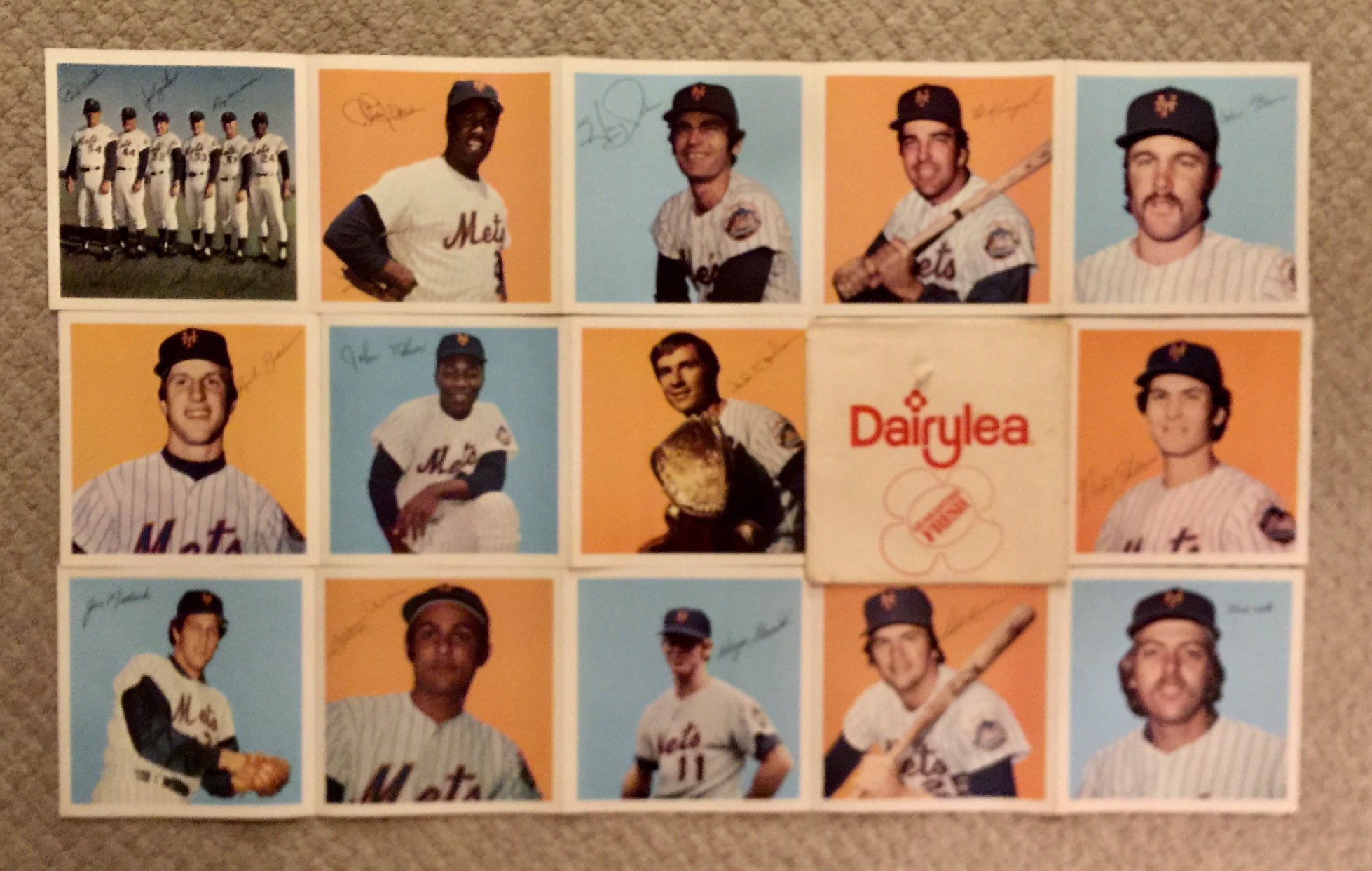 Rare 1970s NY Mets 30 Picture Signed Photo Album A Dairylea ...