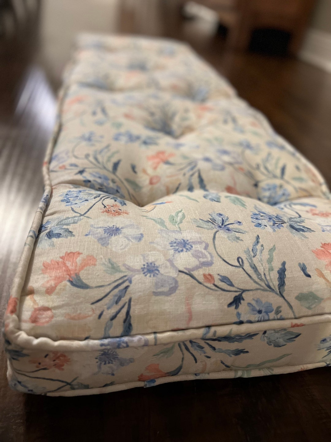 Custom Cushions / Bench Cushions Pillows Cushion With Piping - Etsy