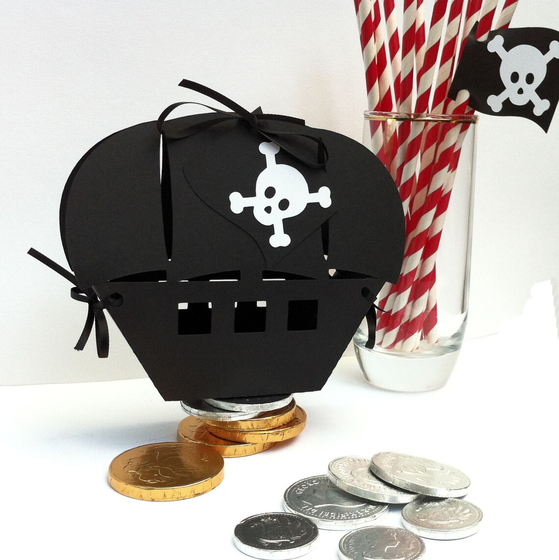 Pirate Boat Gift Boxes. Birthday Party Gifts Favors. Pirate - Etsy