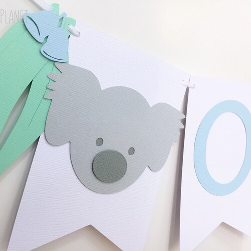 Koala Banner Custom Name Cute Koala Decoration Photo | Etsy