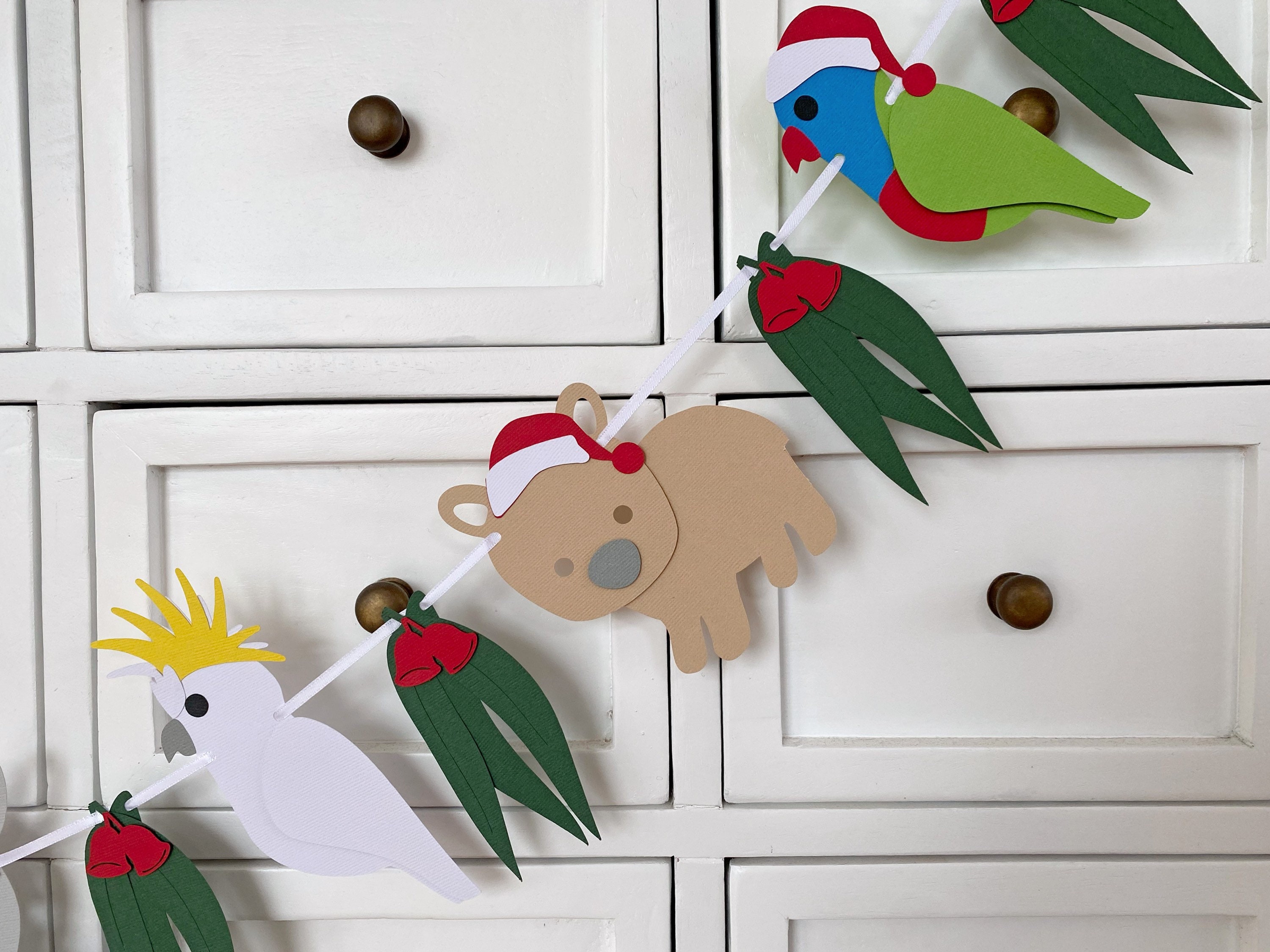Aussie Christmas Birds and Animal Garland. Gum Leaf and - Etsy Australia