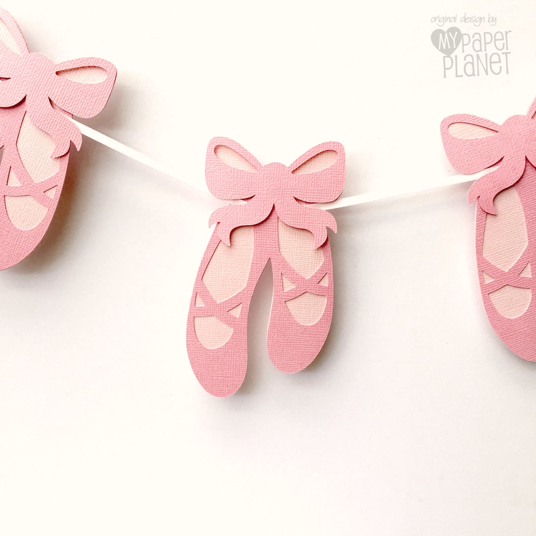 Ballet Shoes Party Banner. Ballerina Baby Shower, Birthday Party ...