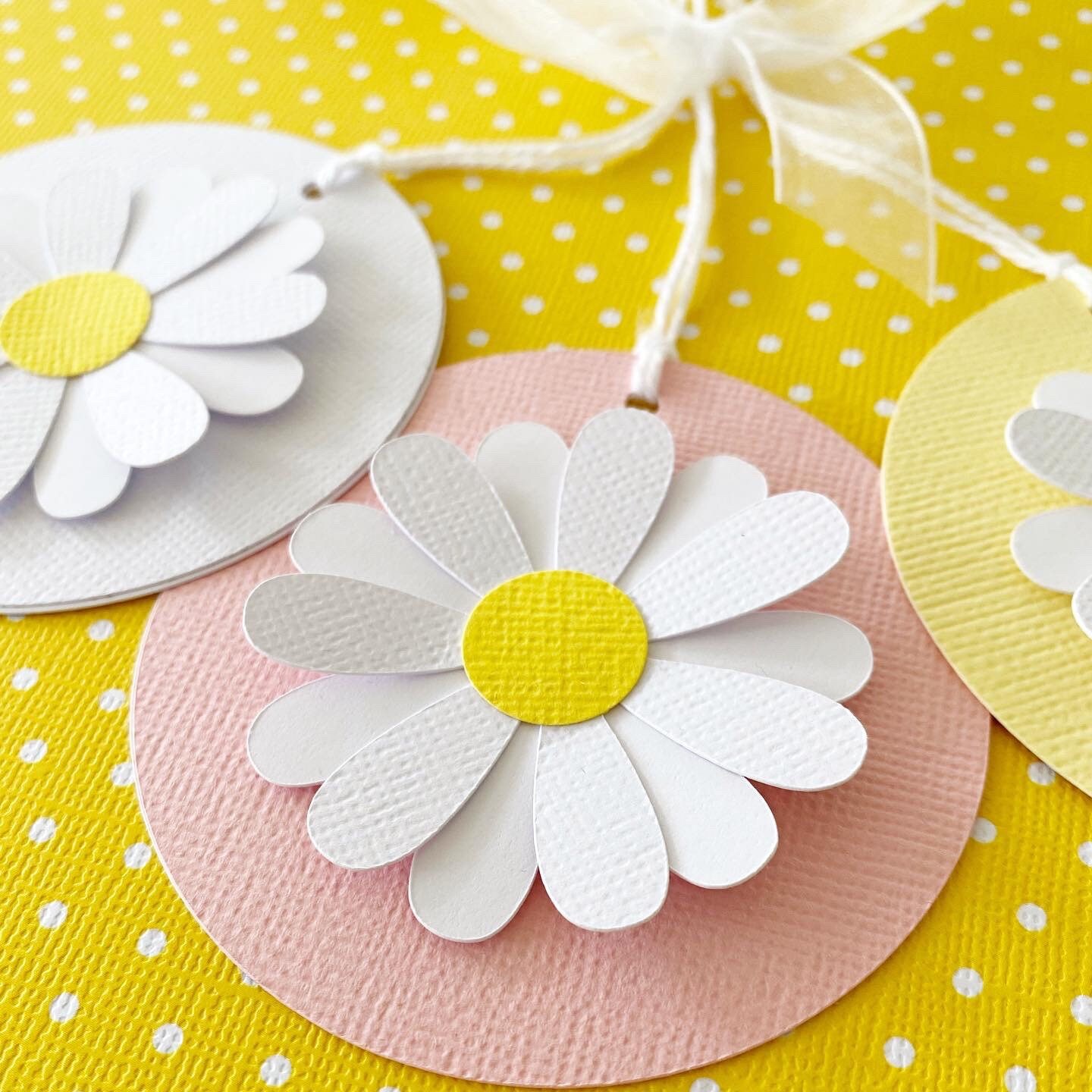 Daisy Flower Gift Tags. Floral Favour Tags. Daisy Birthday | Etsy