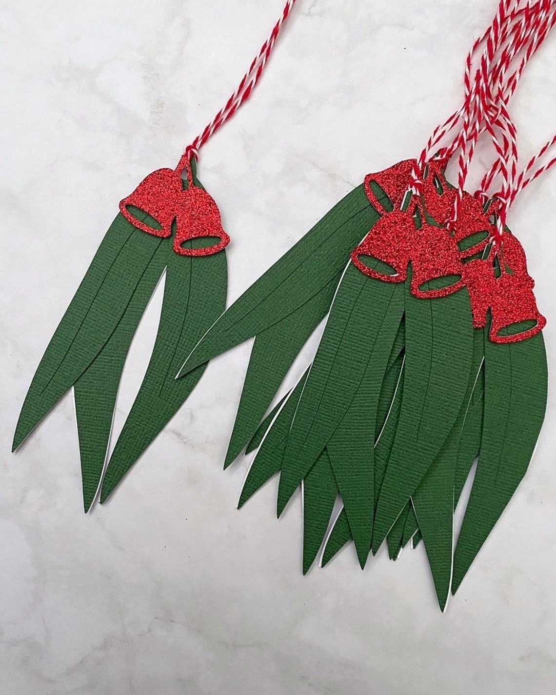 Gum Leaf Shapes Gift Tags. Christmas Gift Tags. - Etsy Australia