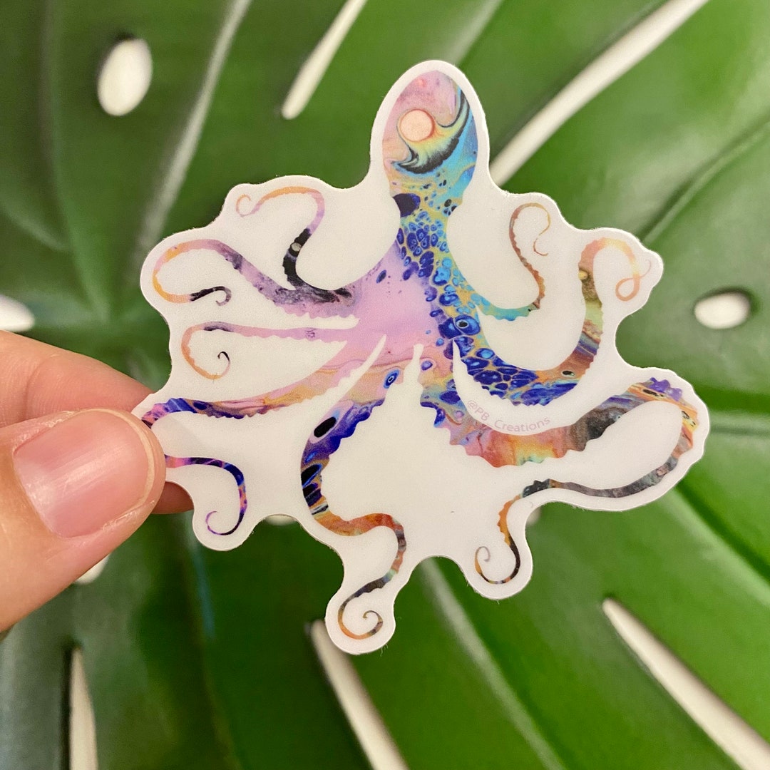 3” Vinyl Sticker Octopus Tako He'e Hawaii Oregon Washington Tacoma ...