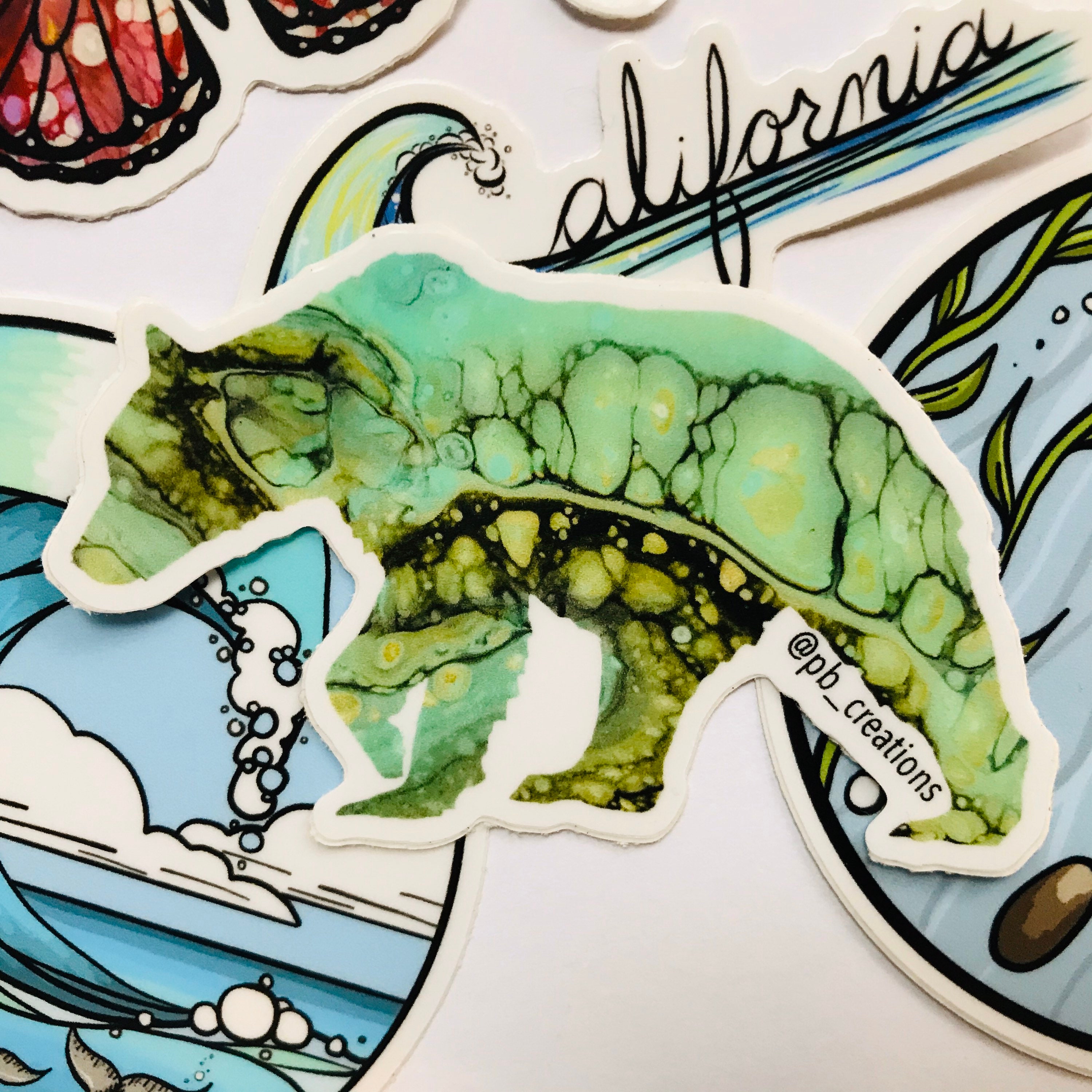 Vinyl Sticker California Mega Pack of 12 Stickers. San Francisco Los ...