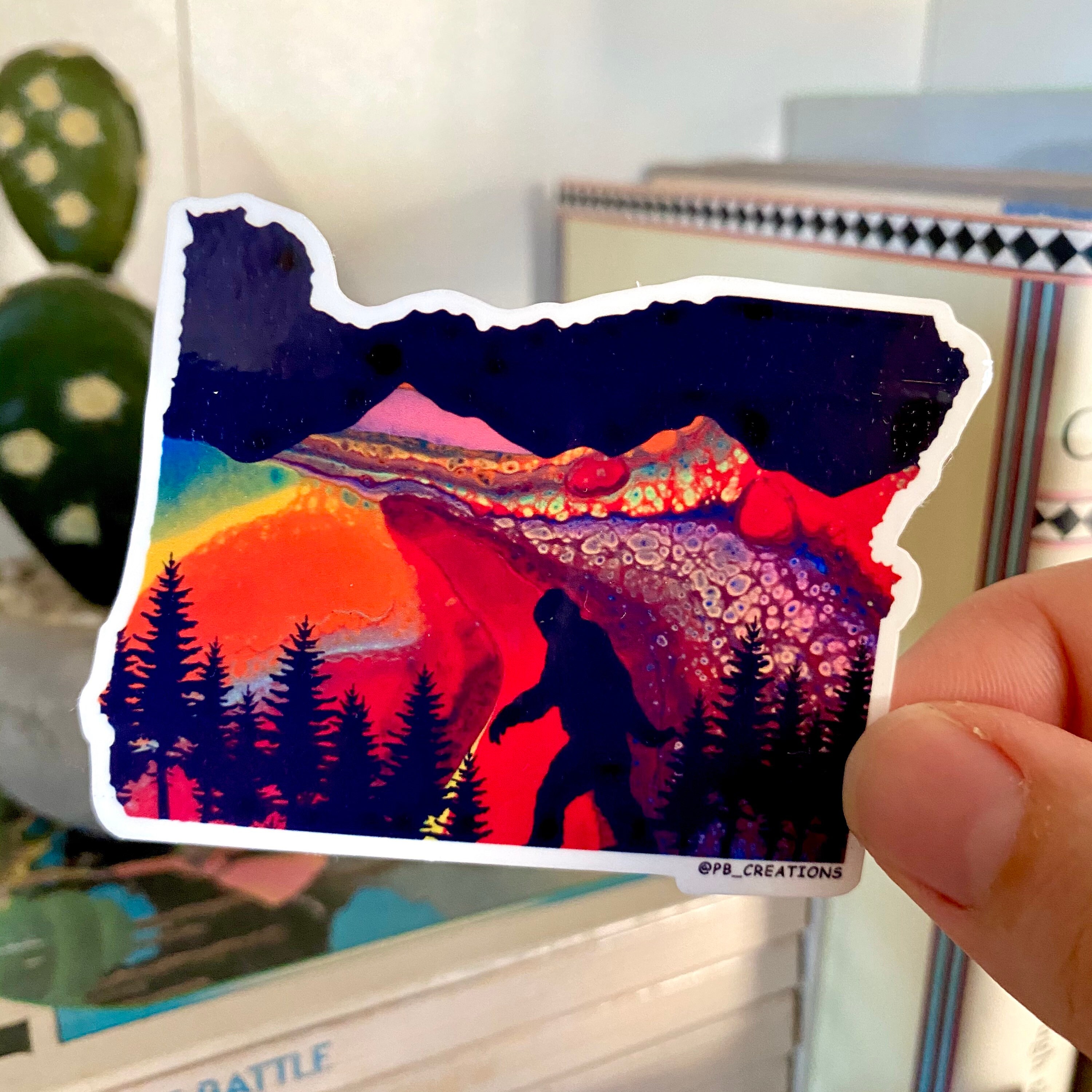 3 Vinyl Big Foot Oregon Sticker Sasquatch Yeti Water Bottle - Etsy