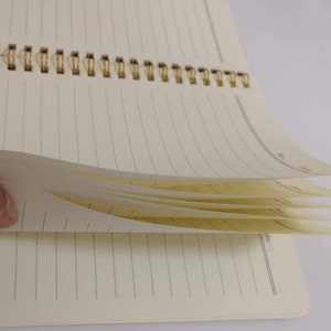 Simple Gold Leaf Flower Hand Painted Travelers Notebook Journal Spring ...