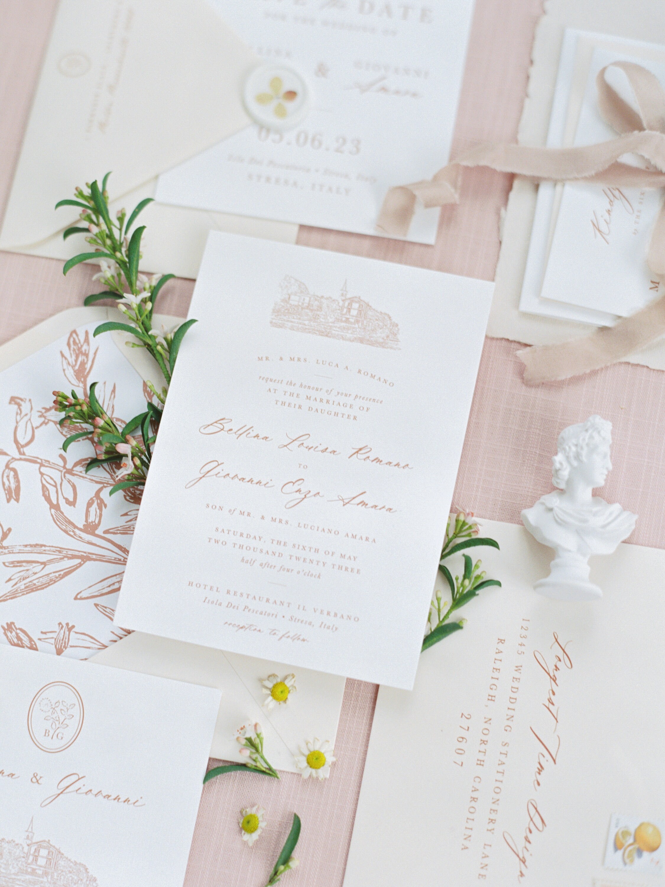 PRINTED Custom Venue Wedding Invitation, Longest Time Design, Classic ...