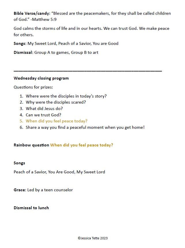 God's Love is Sweet Vacation Bible School Program - Etsy