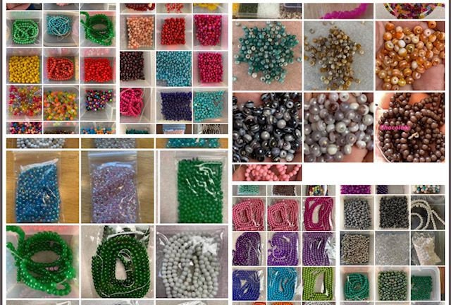 Trach Chain, Beaded. Listing is for a Measurement up to 9 15/16" - Etsy