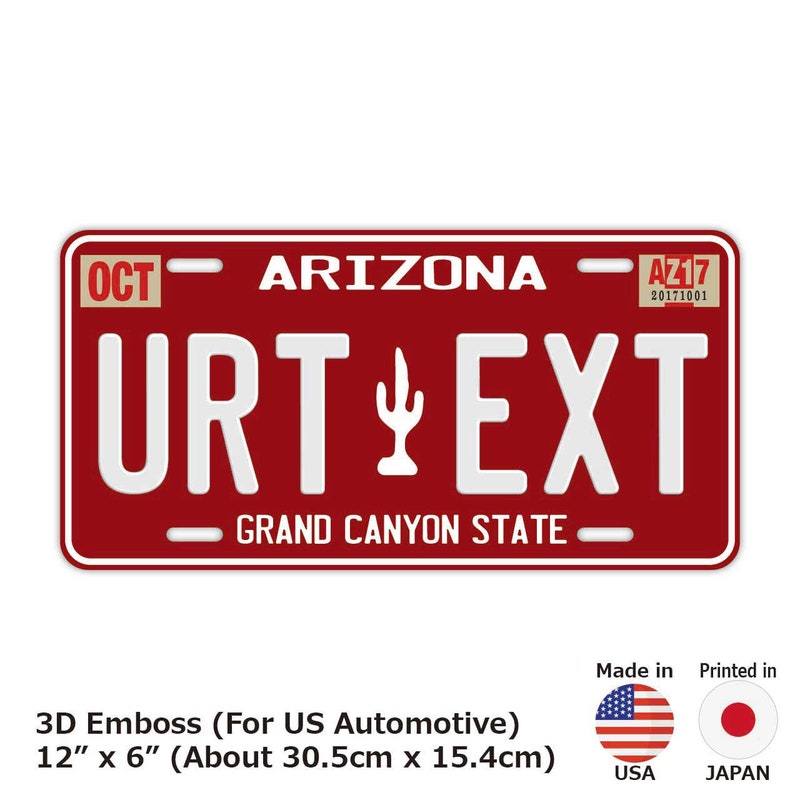 Arizona State License Plate Frame - Etsy