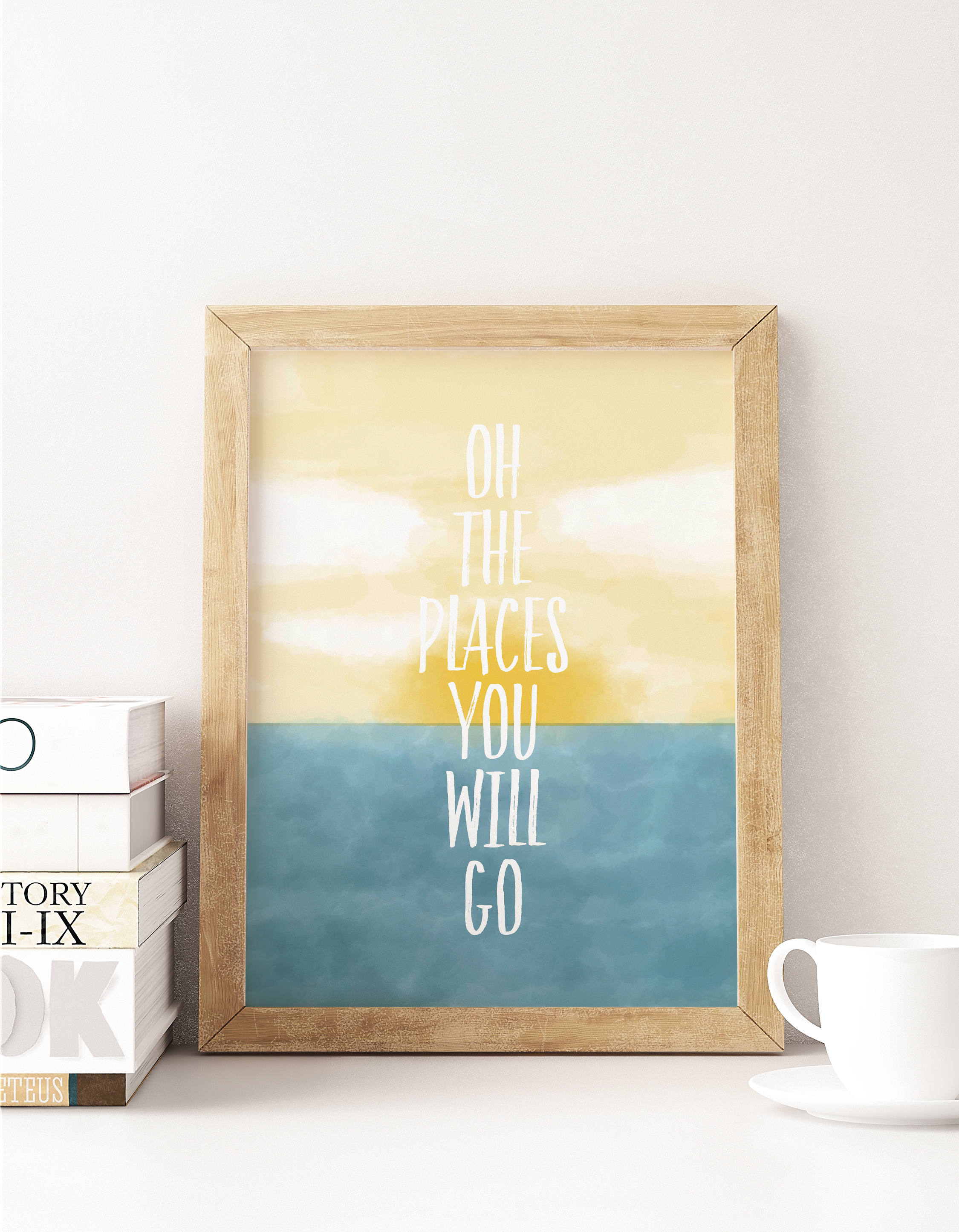 Oh the Places You Will Go Printable. Travel Printable. Nursery Quote ...