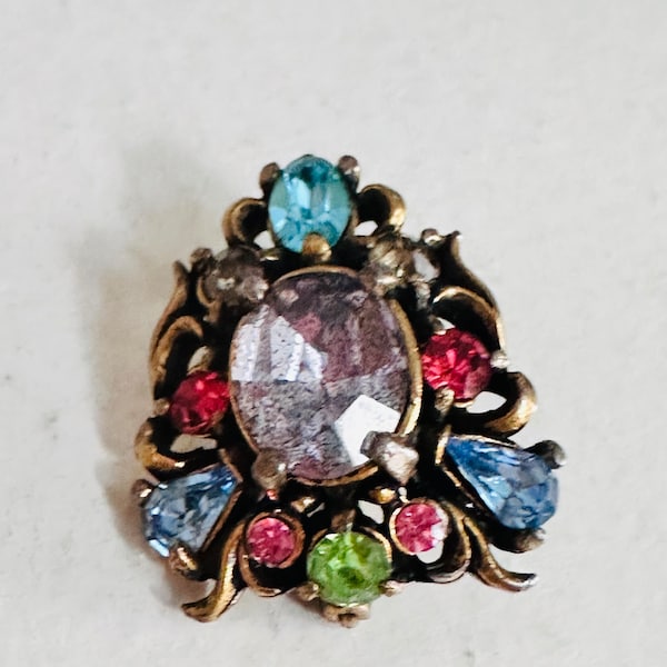 Multi Colored Brooch - Etsy