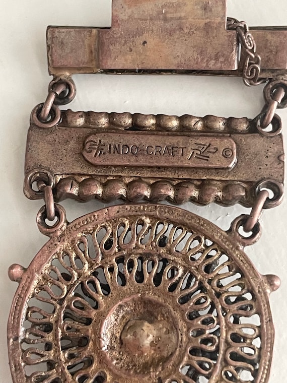 Vintage Indo Craft bracelet - Gem