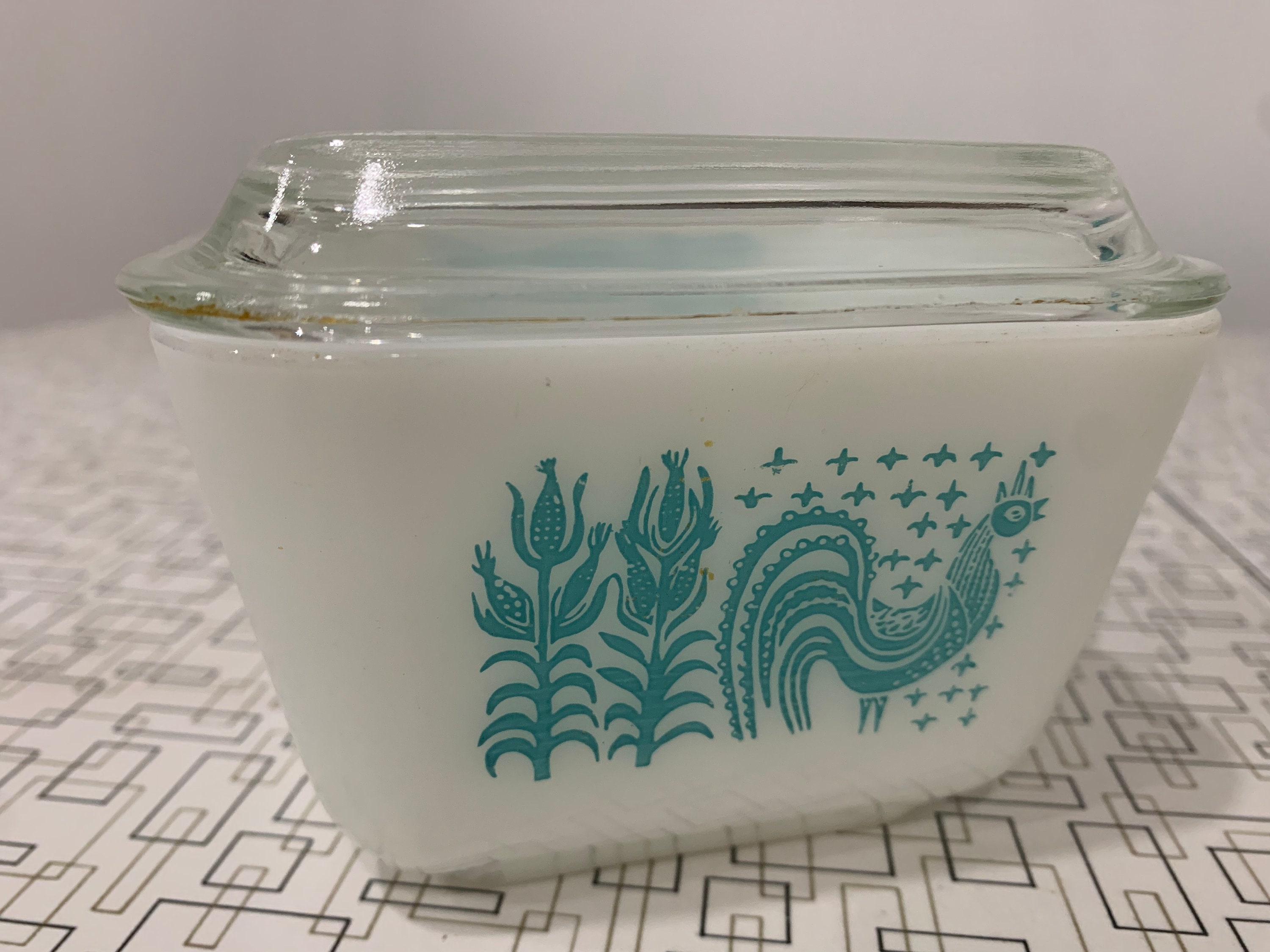 Vintage Butterprint Pyrex Turquoise Amish Pyrex - Etsy Canada