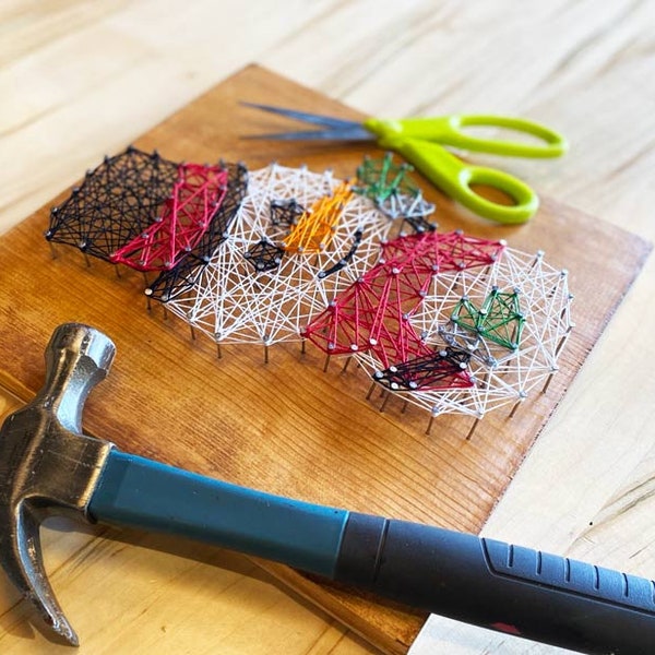 Snowman String Art - Etsy