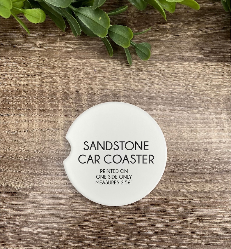 Preppy Car Coaster, Floral Car Coaster, Personalized Car Coaster, Girly ...