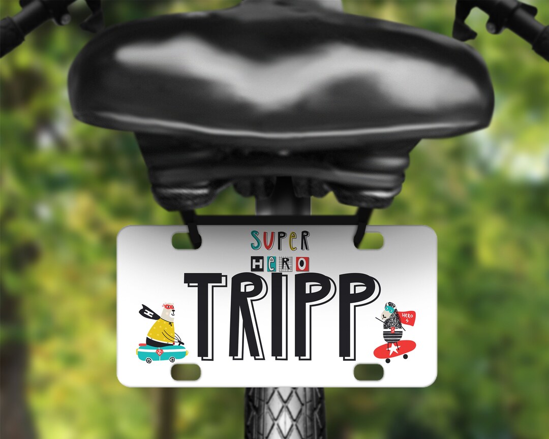 Mini License Plate, Personalized License Plate, Bike License Plate ...