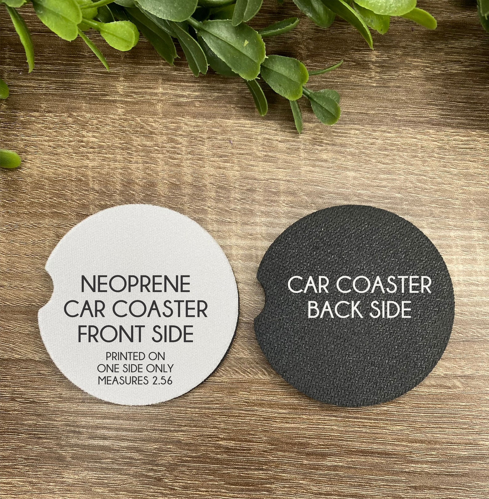 Leather Look Car Coasters, Embossed Leather Look Car Coasters, Tooled ...