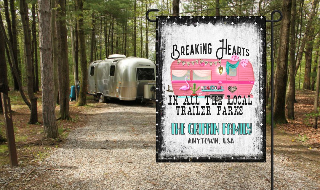 Camper Flag, Camping Flag, Personalized Camping Flag, Trailer Park ...
