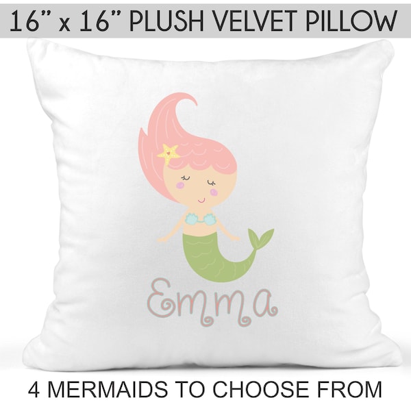 Mermaid Pillow - Etsy