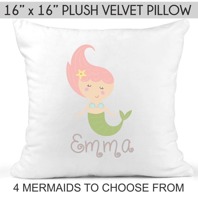 Mermaid Pillow - Etsy