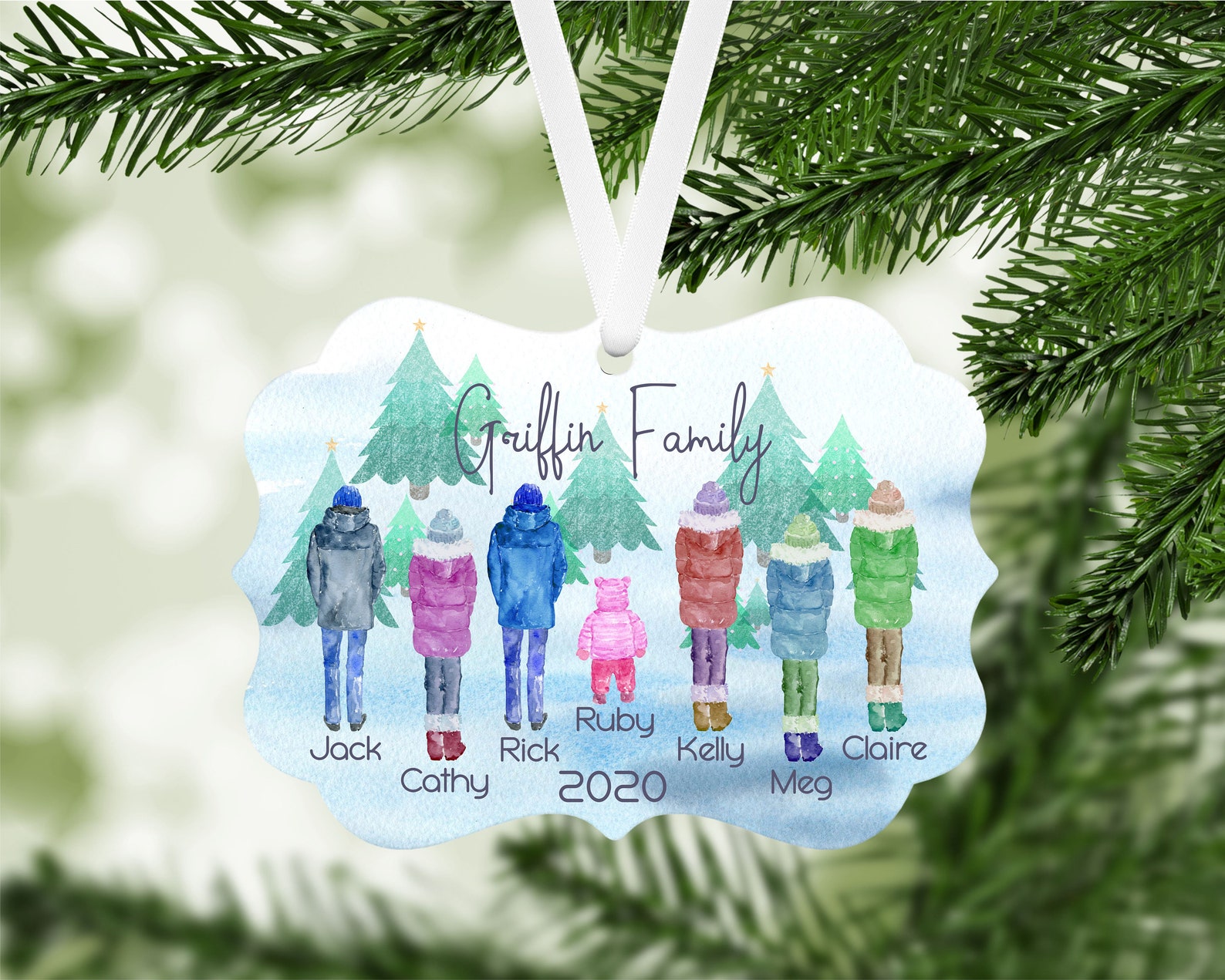 Christmas Ornament Family Christmas Ornament Family - Etsy